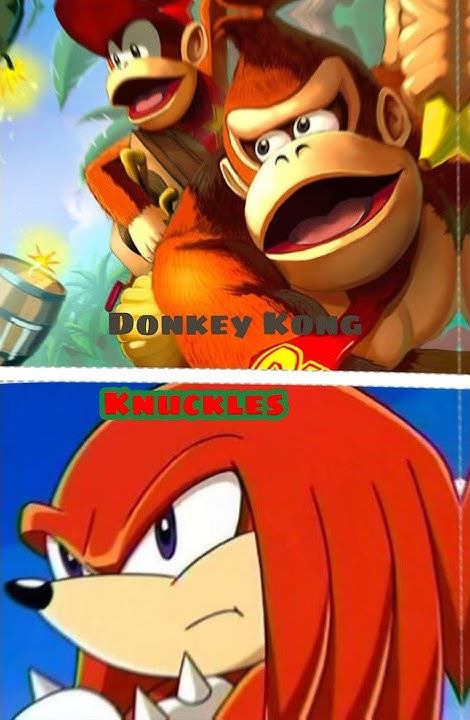 Donkey Kong Vs Knuckles - YouTube
