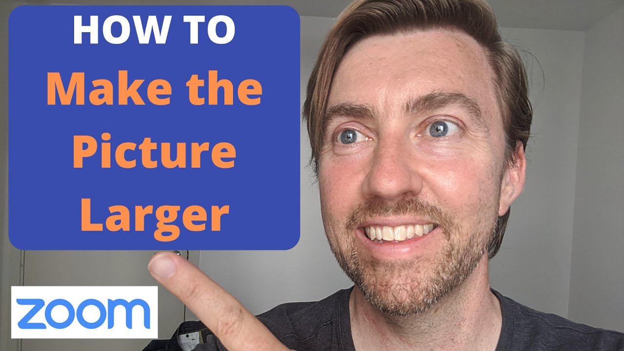 How to Make the Picture Larger in Zoom - YouTube