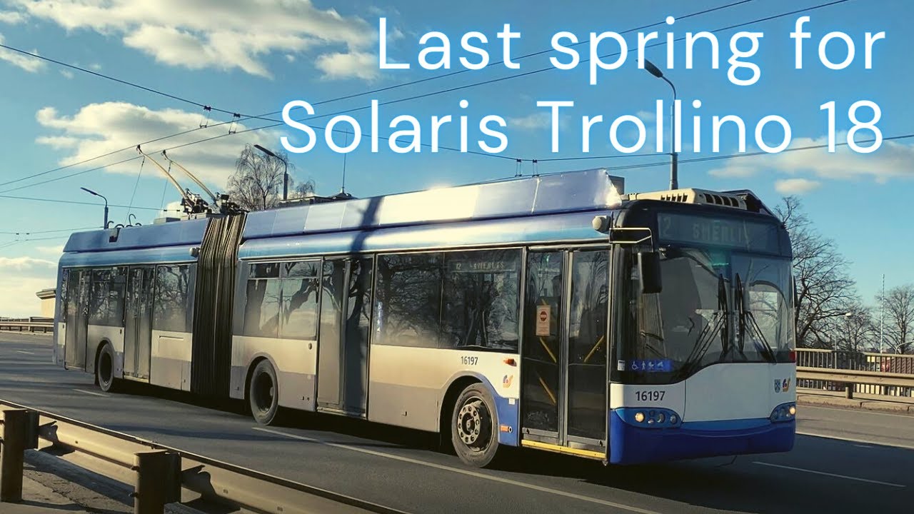 Public transport in RIGA, Latvia | Video walk from city center to ...