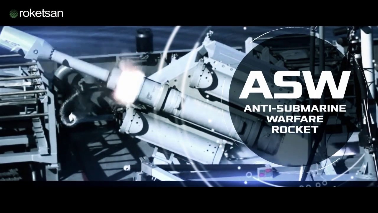 Roketsan ASW - Anti Submarina Warfare Rocket - YouTube