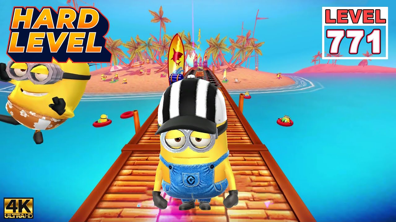 Despicable Me Minion Rush Referee Minion Near-Miss an obstacle 130 ...