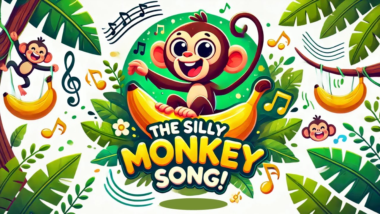 🐵🎶 The Silly Monkey Song | Fun Kids Song & Nursery Rhyme for Toddlers ...