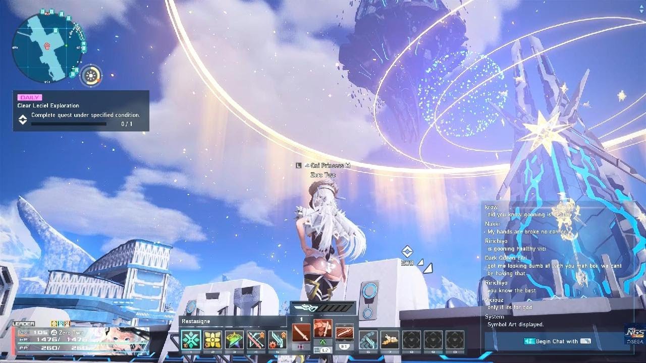 Phantasy Star Online 2 New GenesisOutfit character design.Layout.Part ...