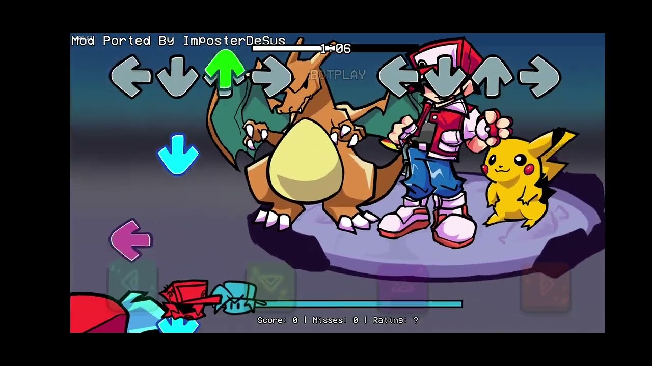 FNF VS Red(pokemon) Psych Engine Port - YouTube