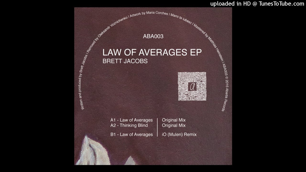 Brett Jacobs - Law Of Averages - YouTube