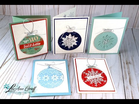 Ornament Cards technique; easy! - YouTube