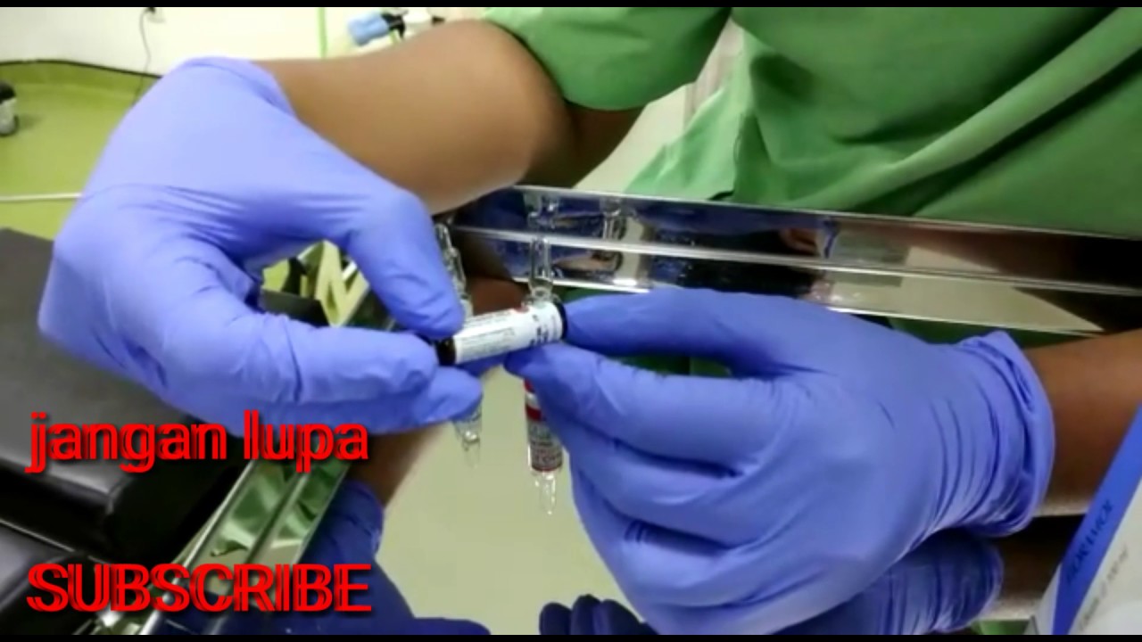 Cara membaca dosis obat injeksi - YouTube