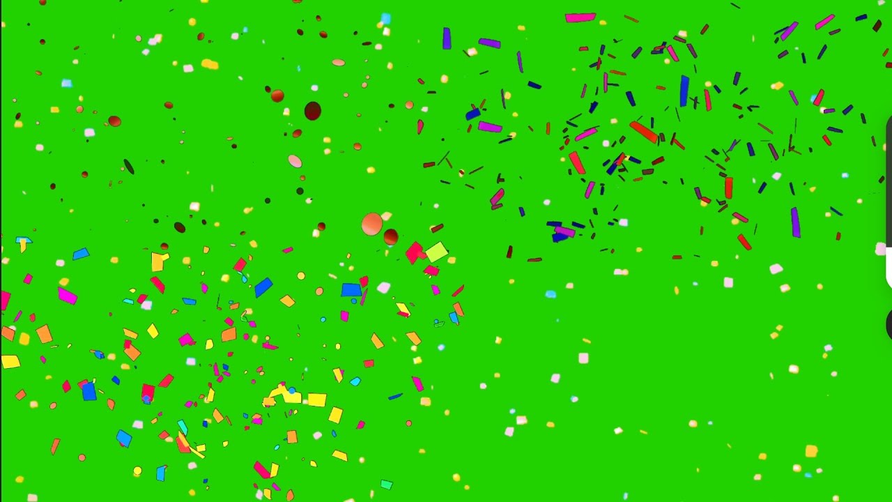 green screen confetti effect|confetti green screen new|confetti green ...