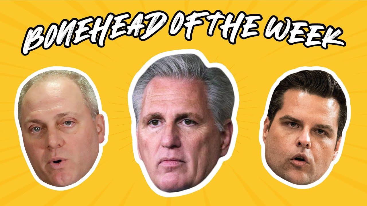 Kevin McCarthy • Bonehead of the Week | REACT - YouTube