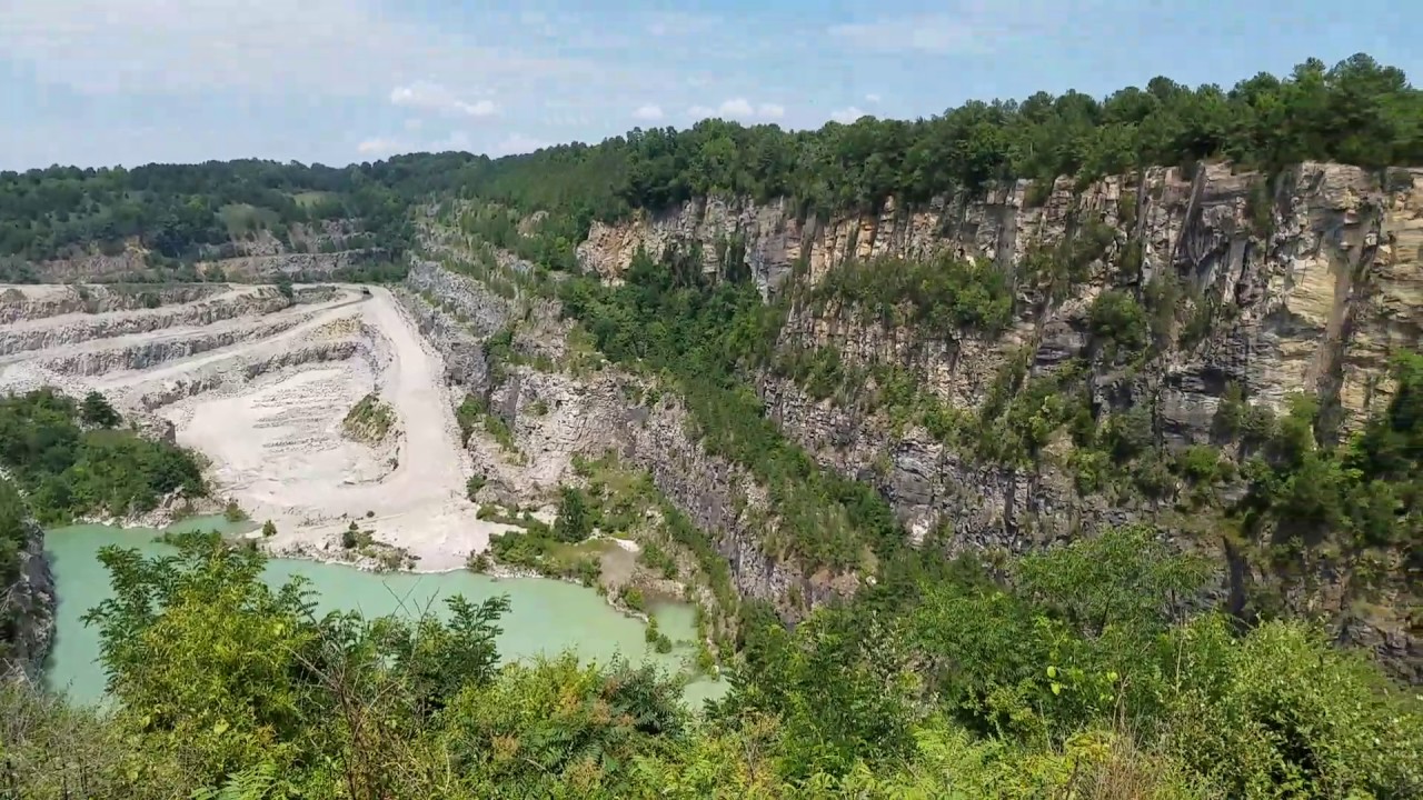 Greystone Quarry Overview of the Pit - YouTube