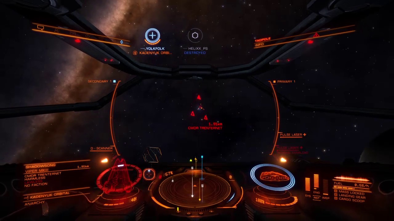 Elite Dangerous - 1st PvP Encounter - YouTube