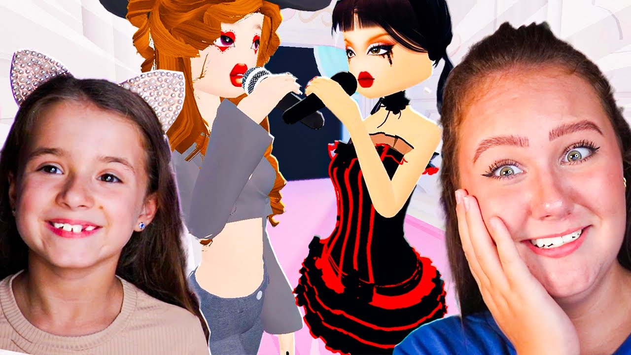 Using My SISTER To Win DRESS TO IMPRESS... 😁 - YouTube