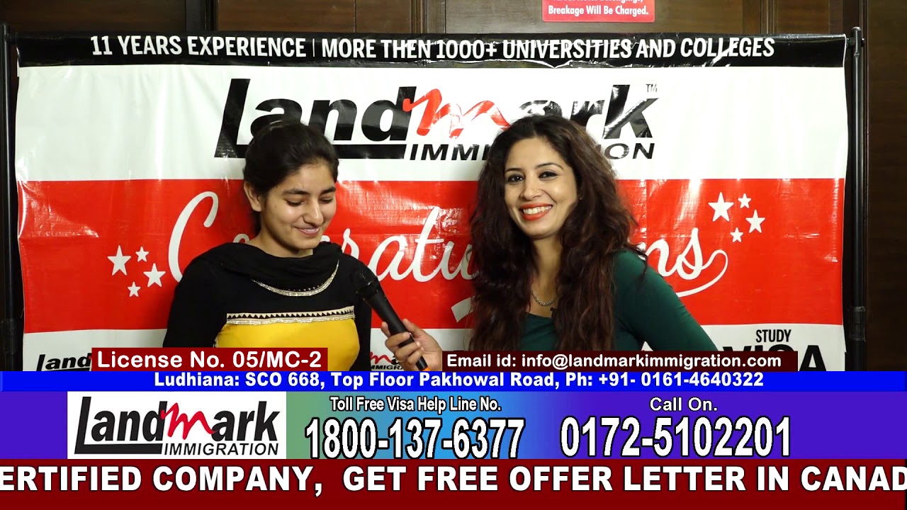LANDMARK IMMIGRATION STUDY VISA SHOW -233 - YouTube