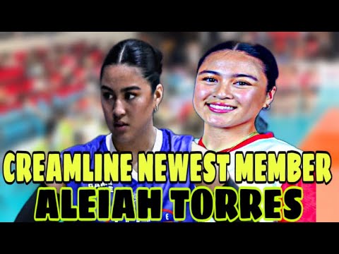 ALEIAH TORRES KINUHA NG CREAMLINE SA PVL DRAFT! WELCOME TO TEAM GOOD ...