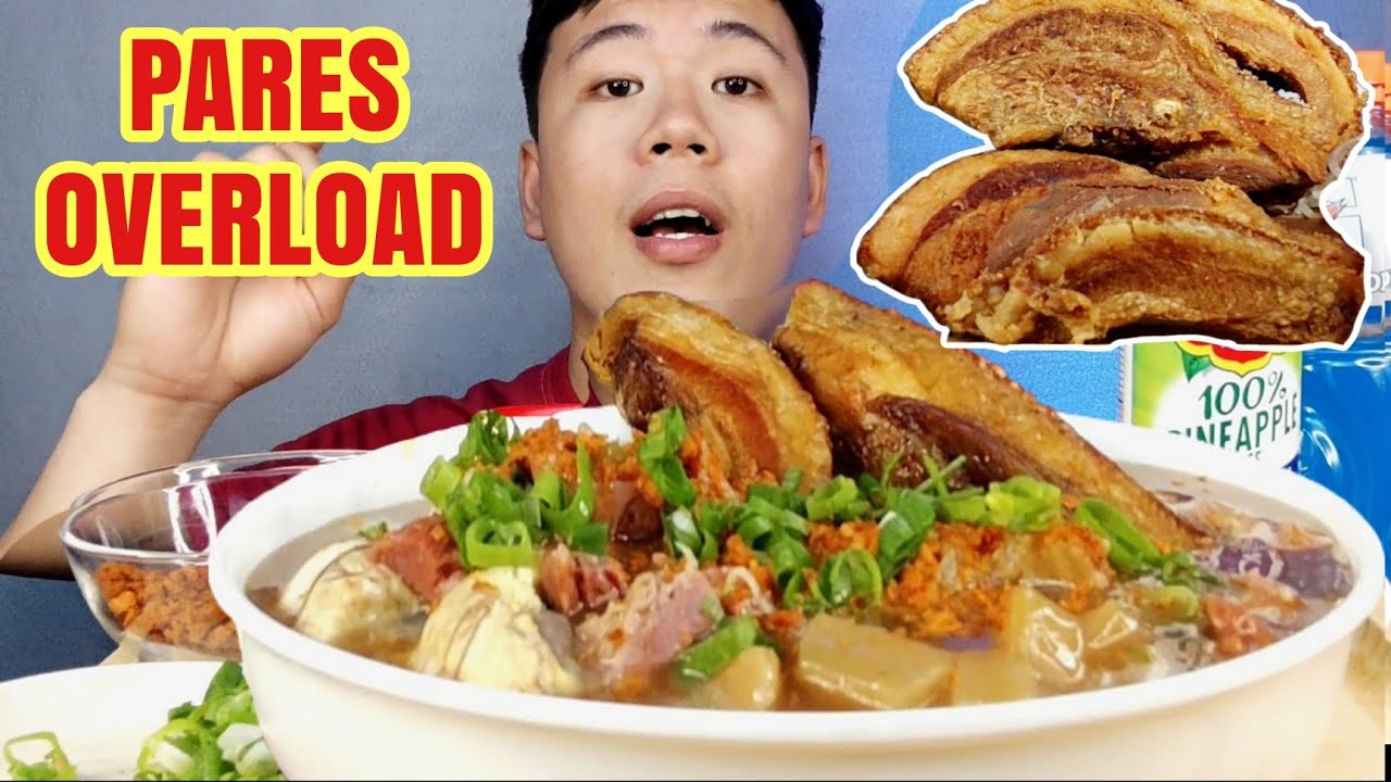 PARES OVERLOAD MUKBANG | Beef Pares Level Up | Pinoy Mukbang | Mukbang ...