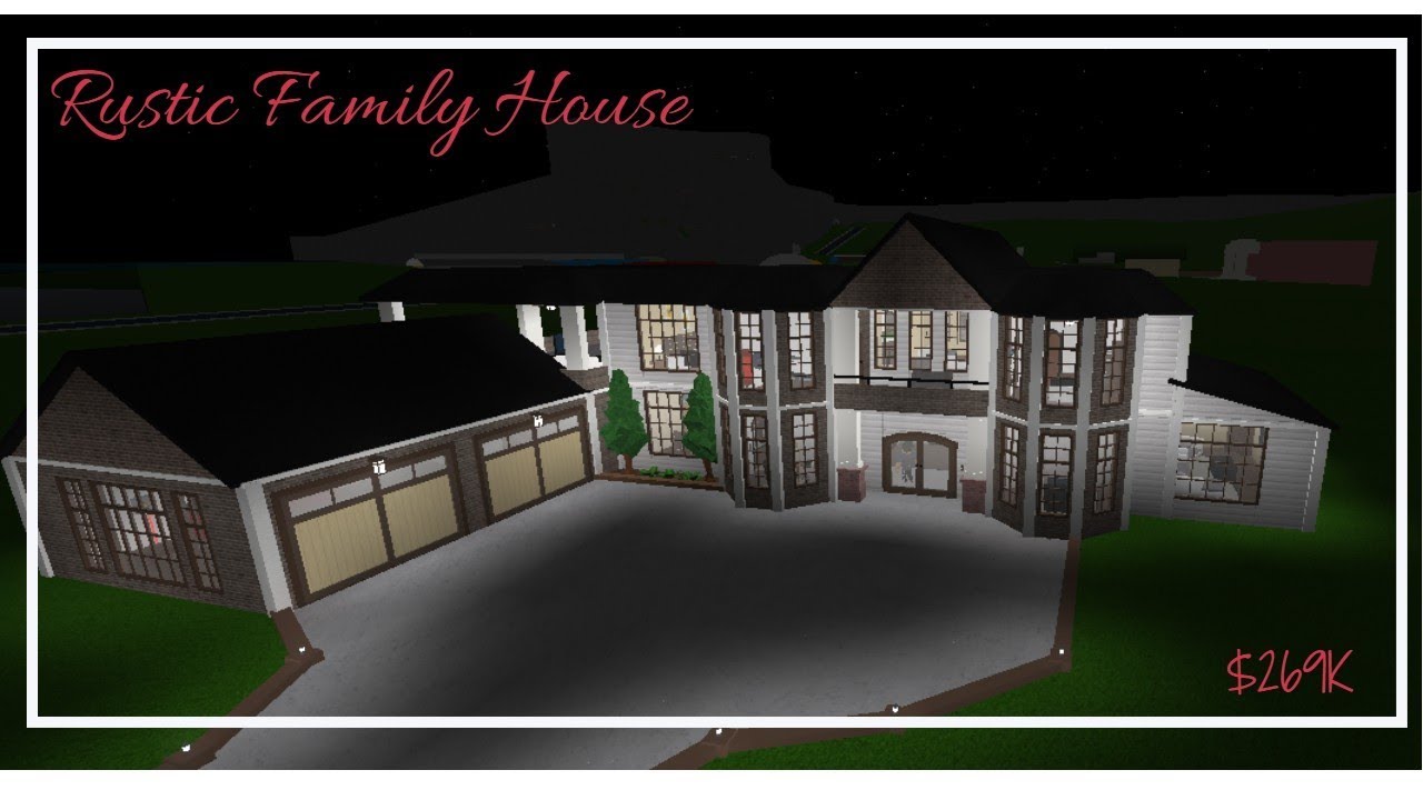ROBLOX Bloxburg | Rustic House Speedbuild | $269k - YouTube