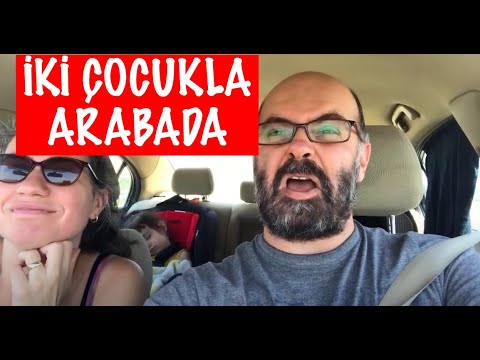 İki çocukla arabada İstanbul-Çeşme Vlog