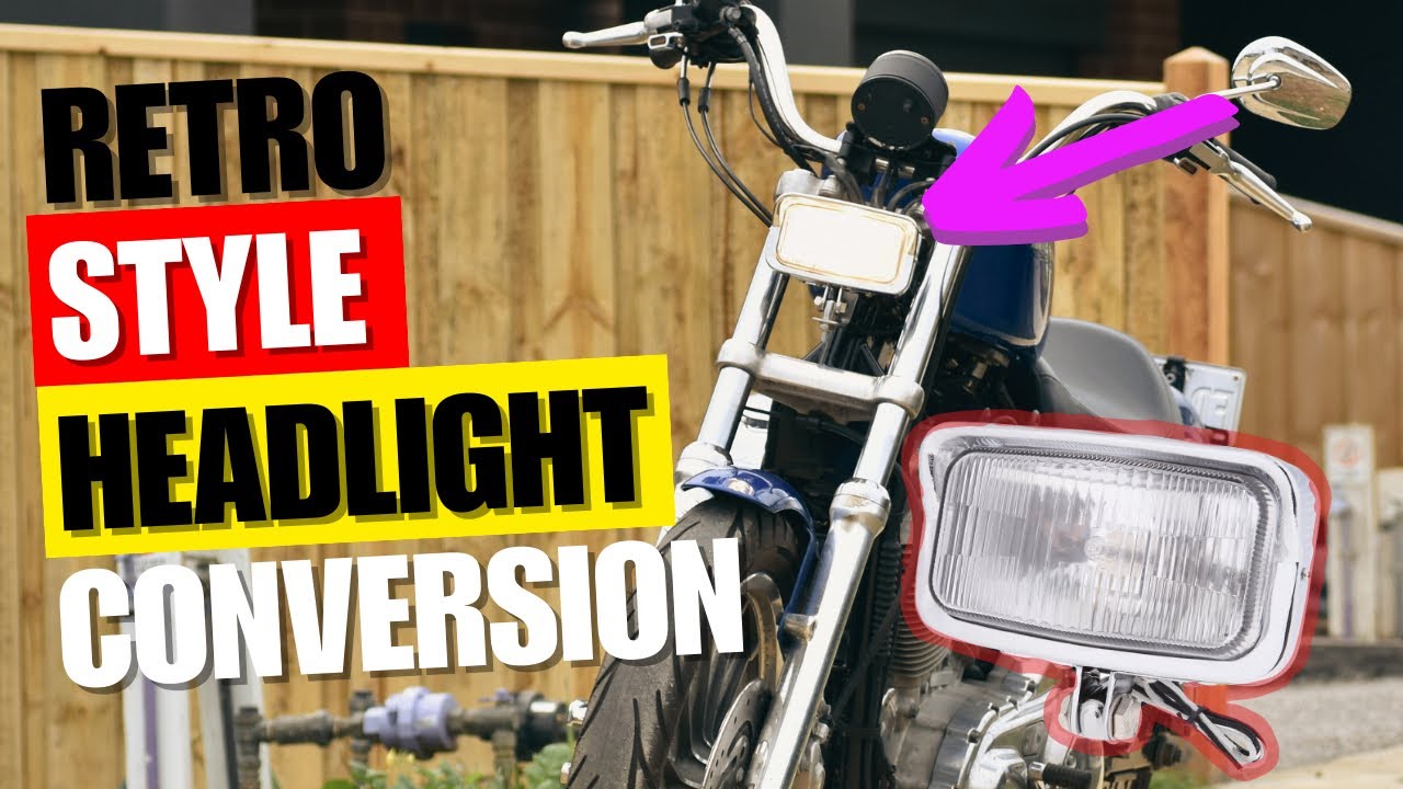 How To Swap Your Harley Sportster Headlight, To A RETRO Style One ...