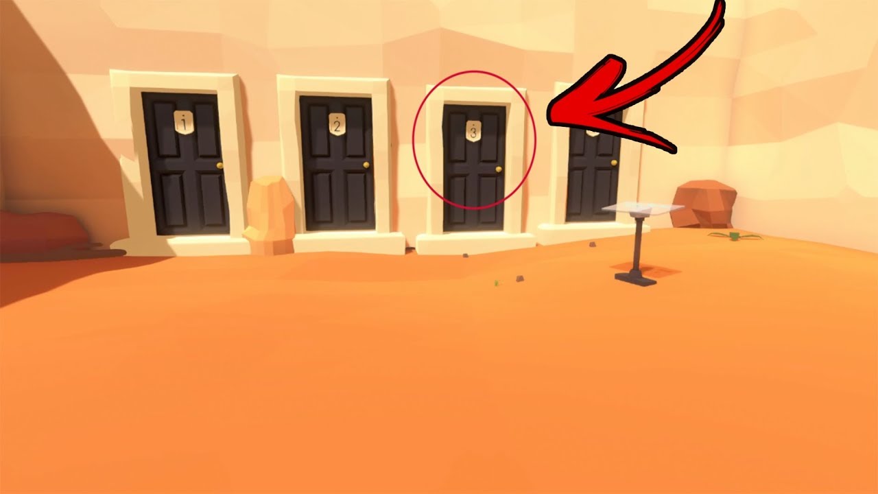 Which Door Will YOU Choose? - DOOR - Hard Puzzle Indie Game - YouTube