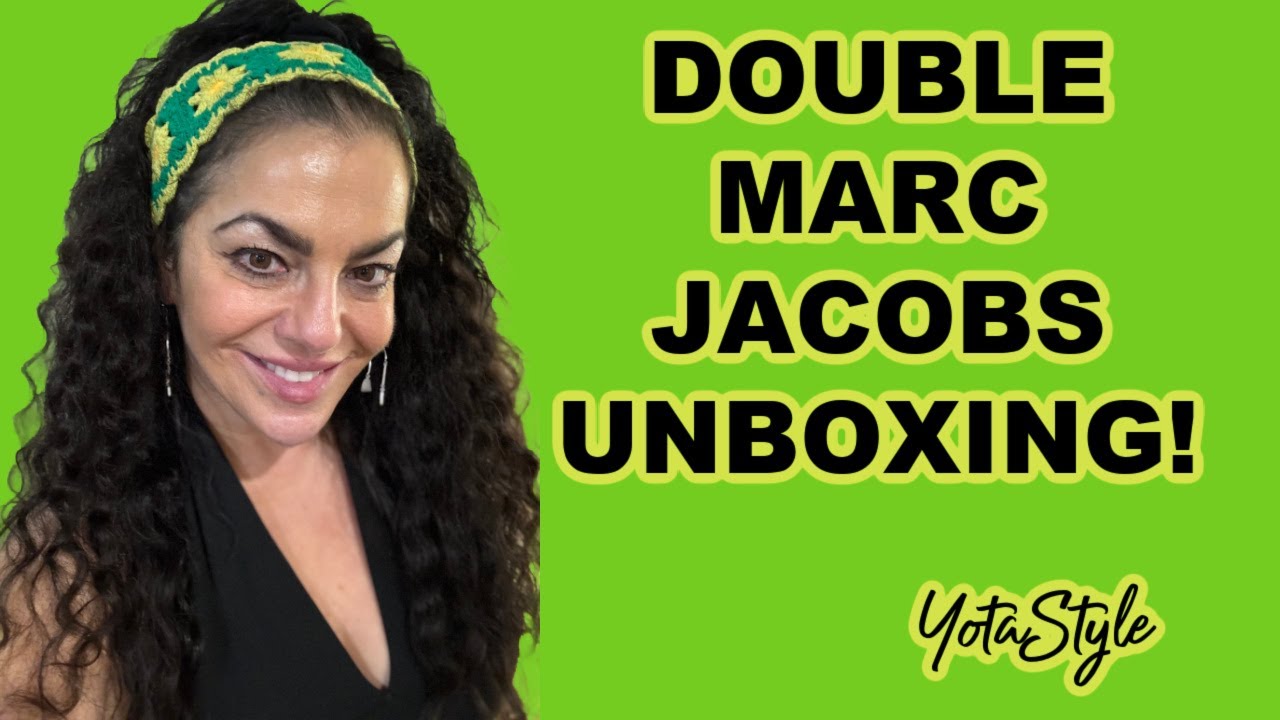 DOUBLE MARC JACOBS UNBOXING & TJ MAXX FINDS! #marcjacobs - YouTube