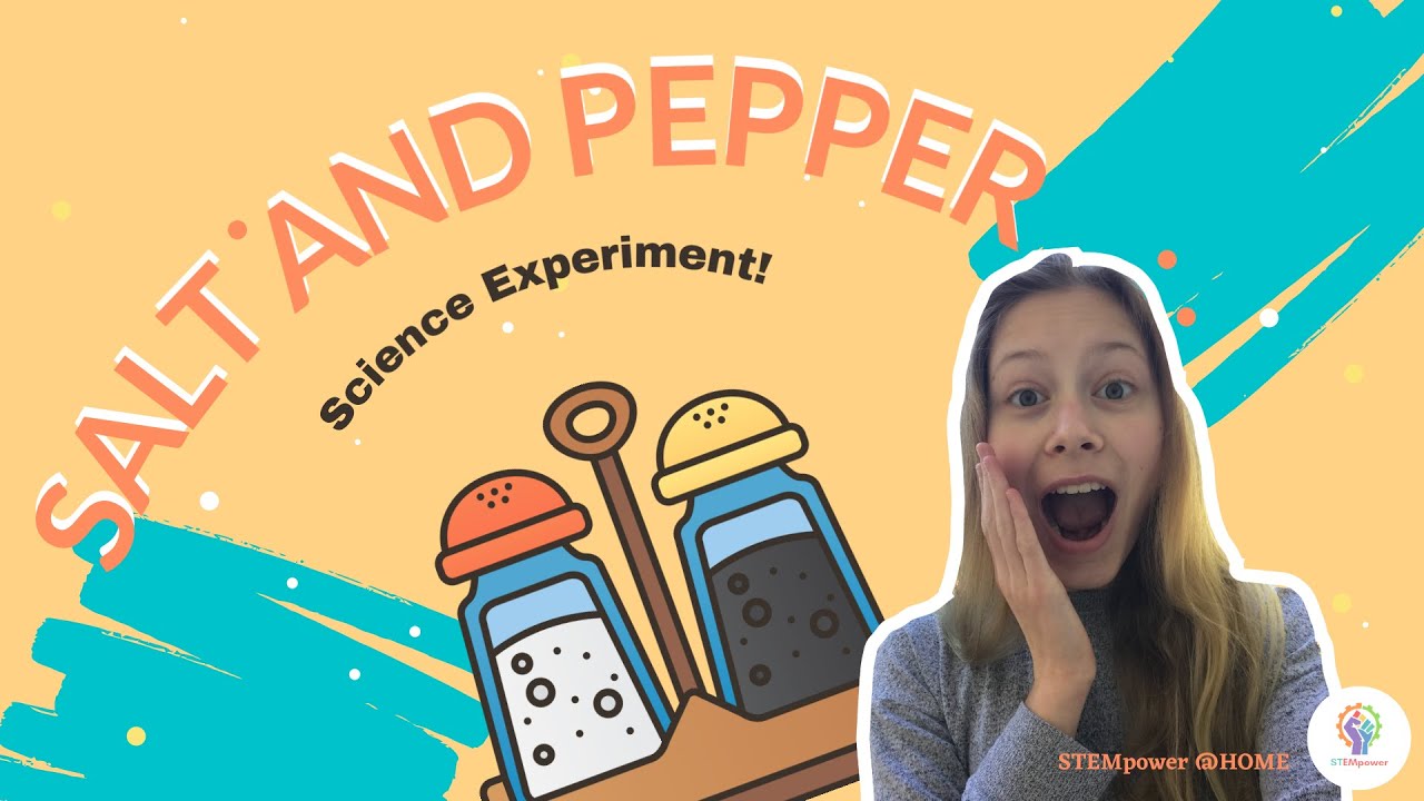 Separate SALT and PEPPER with a COMB! - YouTube