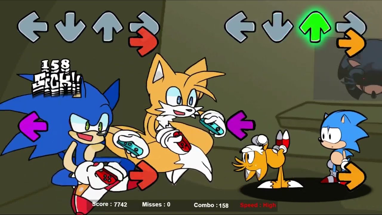 FNF Tails Caught Sonic But Play Game - Spinning Tails meme - YouTube