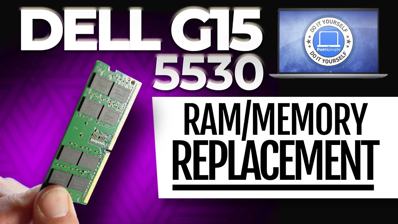 How To Replace Your RAM/Memory | Dell G15 5530 - YouTube
