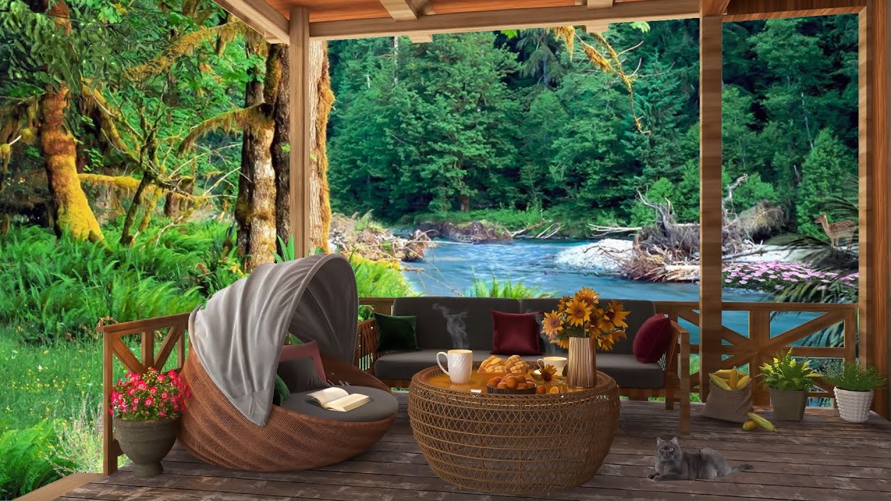 Spring Morning in Cozy Forest Ambience with Relaxing Birdsong, Fresh ...