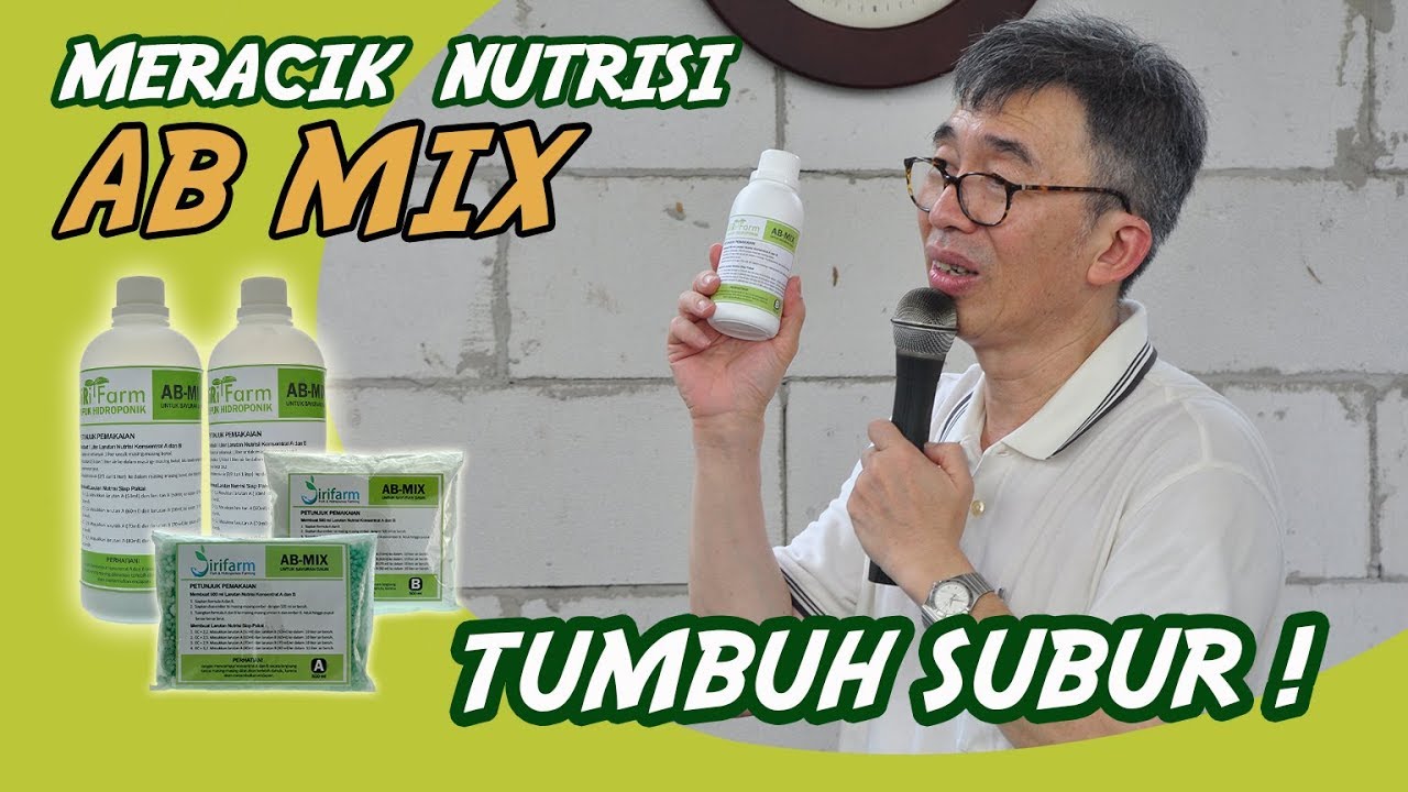 Mudah ! | Cara Melarutkan Nutrisi AB Mix Untuk Hidroponik #abmix # ...