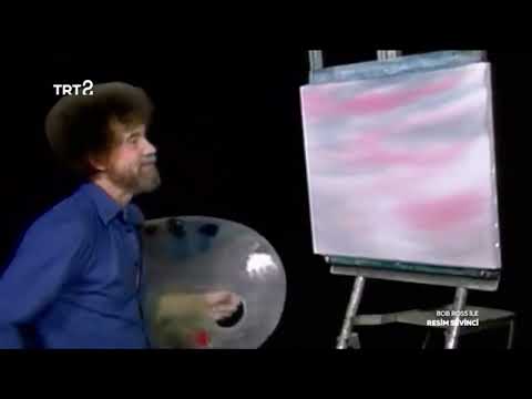 TRT Ressam (Türkçe) 2.Bölüm Bob Ross Resim Sevinci The Joy of Painting with  / Akrilik Yağlı Boya