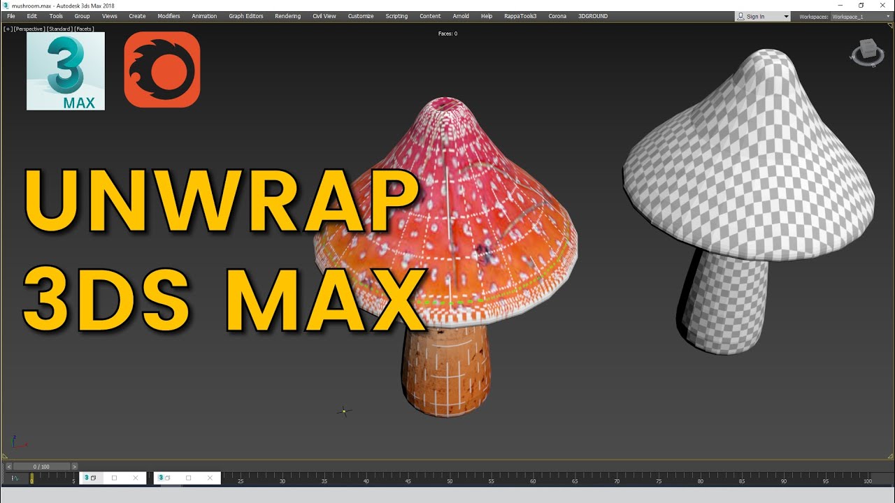 Unwrap Object With Unwrap Pro Scirpt 3ds Max | Eris Graphic - YouTube
