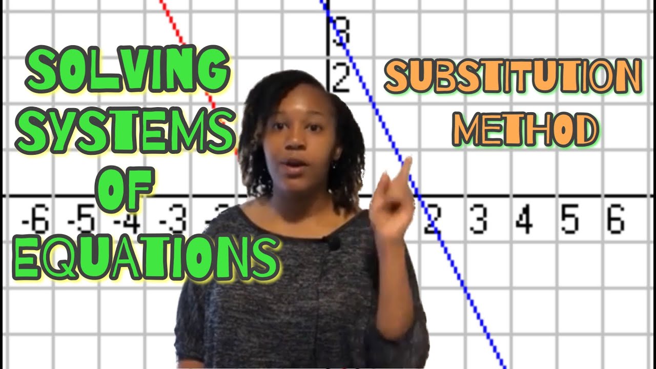 Solving Systems of Equations Using the Substitution Method - YouTube
