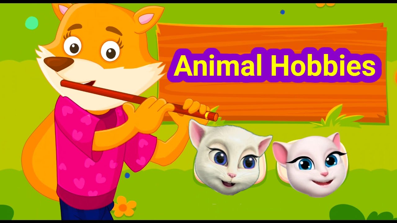 "Animal Hobbies - Fun Kids Story | Learn English with Animals' Talents ...