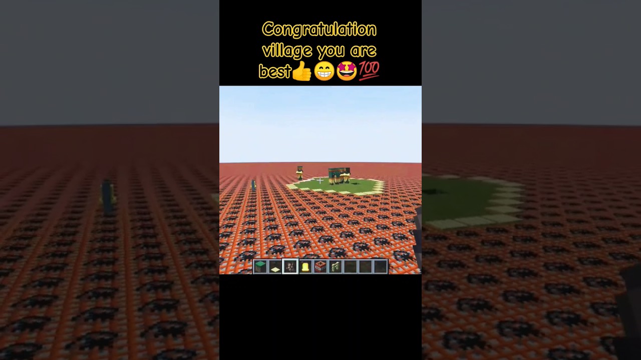 Minecraft Congratulation village you are best👍😁🤩💯 #minecraft # ...