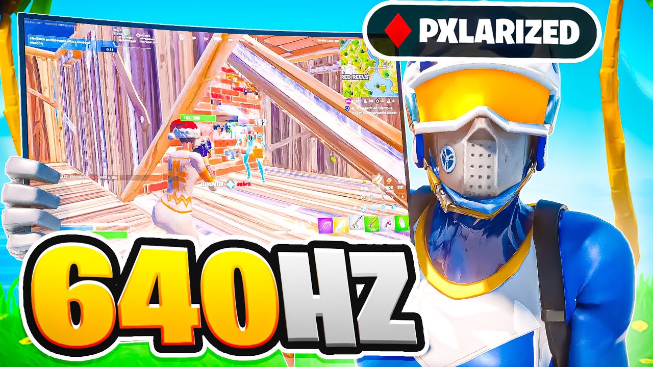 I Tried NEW 640Hz MONITOR In Fortnite.... - YouTube