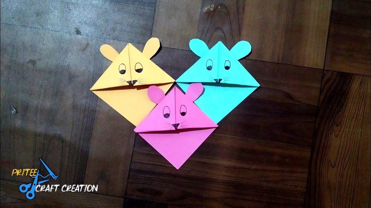 how to make bookmark with paper | how to make corner bookmark | Diy ...