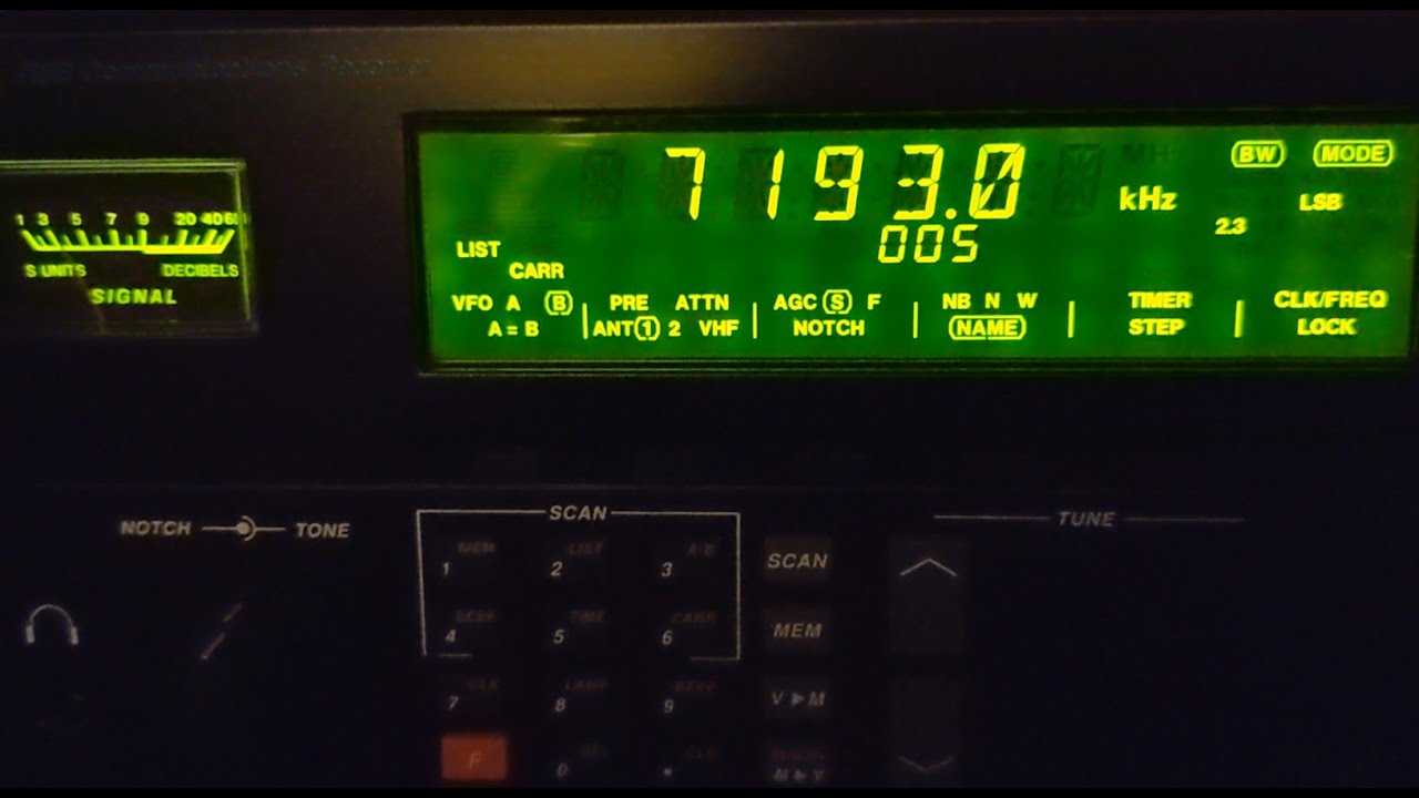 HHH Net trolled by jammer on 7193 kHz - YouTube