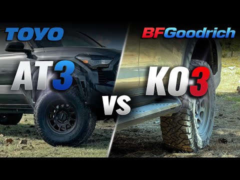 New BF Goodrich KO3 vs TOYO AT3 (All-Terrain Tires) | Dry, Wet, Snow & Off-Road Battle!