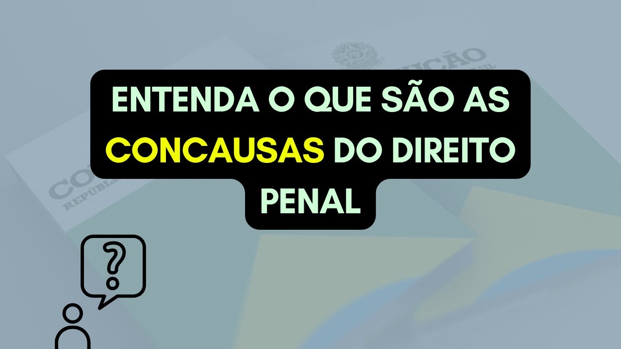 Resumo sobre fato típico: o que são concausas? (AULA 9) - YouTube