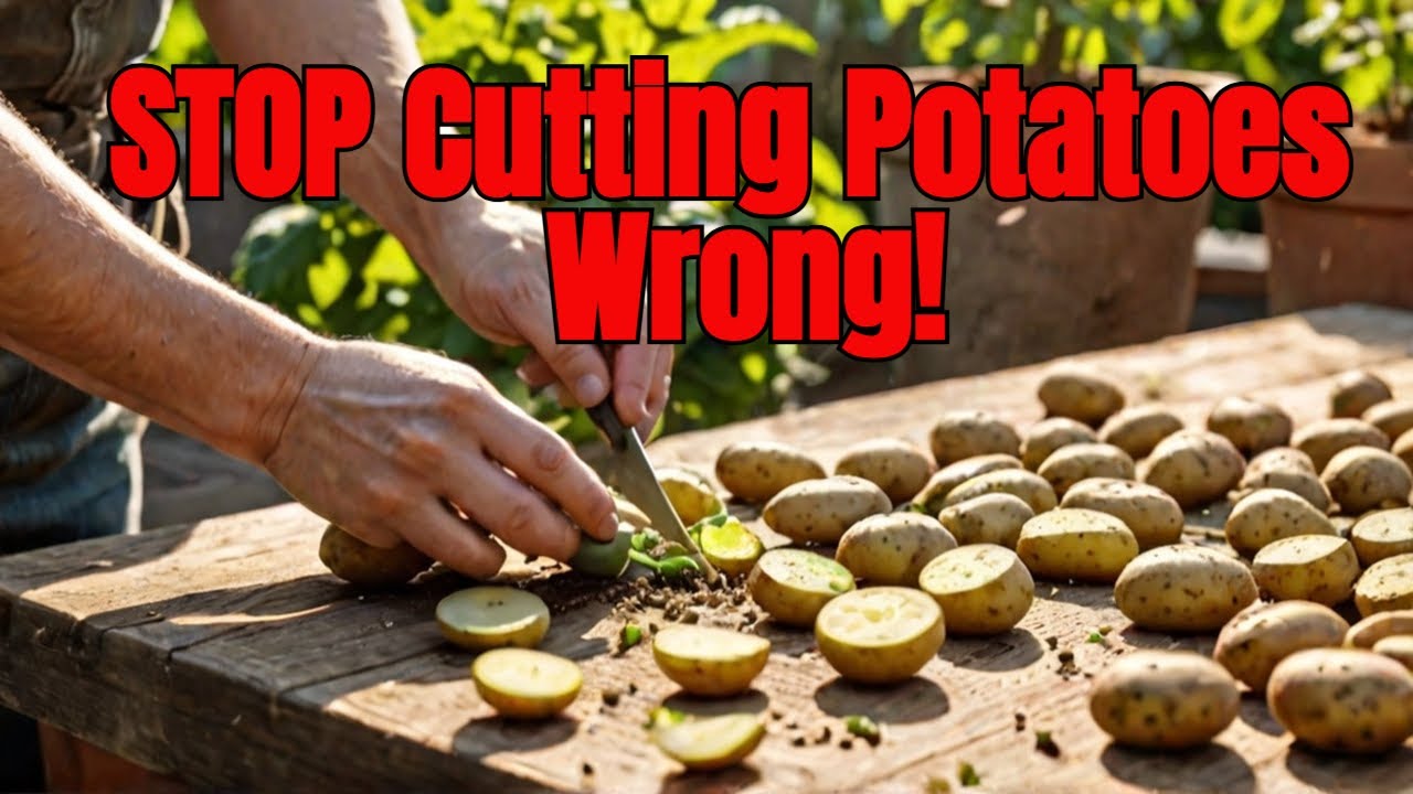 How to Cut Seed Potatoes for HUGE Harvests! (Do This FIRST) - YouTube