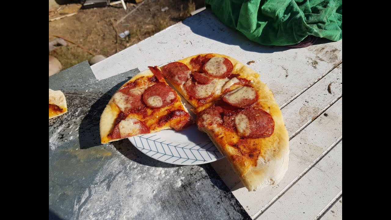 Pepperoni and Cheese Pizza [Mini-forge, propane torch, hot-air gun ...