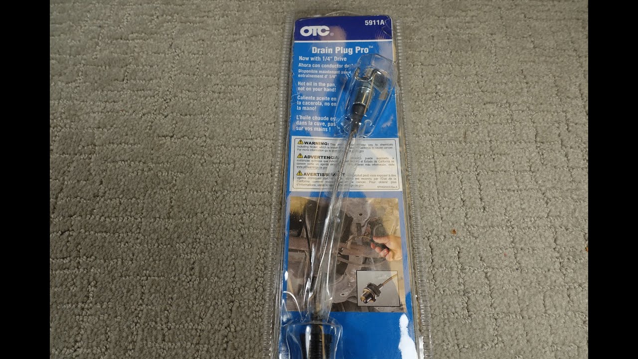 Review of the OTC Drain Plug Pro - YouTube