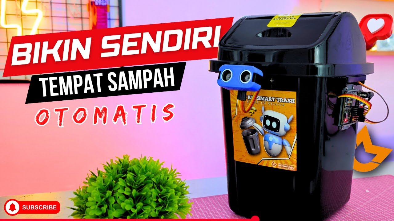 MUDAH!! Rakit sendiri tempat sampah otomatis dengan arduino ...
