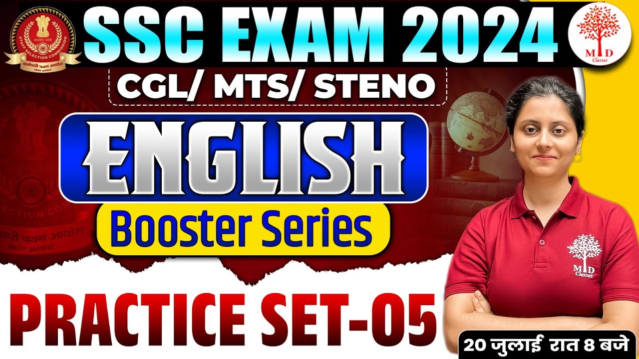 SSC ENGLISH CLASSES 2024 | SSC CGL ENGLISH | SSC ENGLISH PRCTICE SET ...