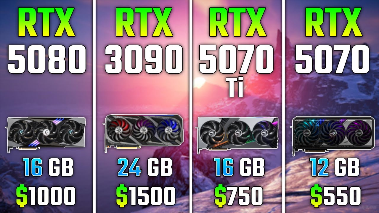 RTX 5080 vs RTX 3090 vs RTX 5070 Ti vs RTX 5070 | Test in 7 Games - YouTube