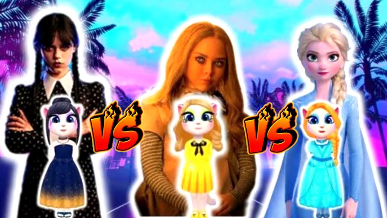 who Will Prevail: Wednesday Addams vS M3GAN vS Frozen Elsa || My ...