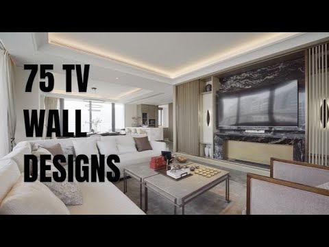 75 TV wall designs for your living room | simple creative ideas - YouTube