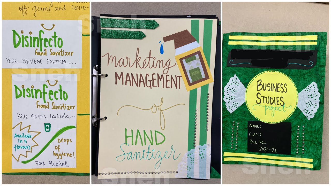 Marketing Management of SANITIZER- Business studies project- CBSE ...