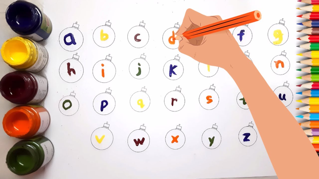 ABCD varnamala || English varnamala || English alphabet || Kids ...
