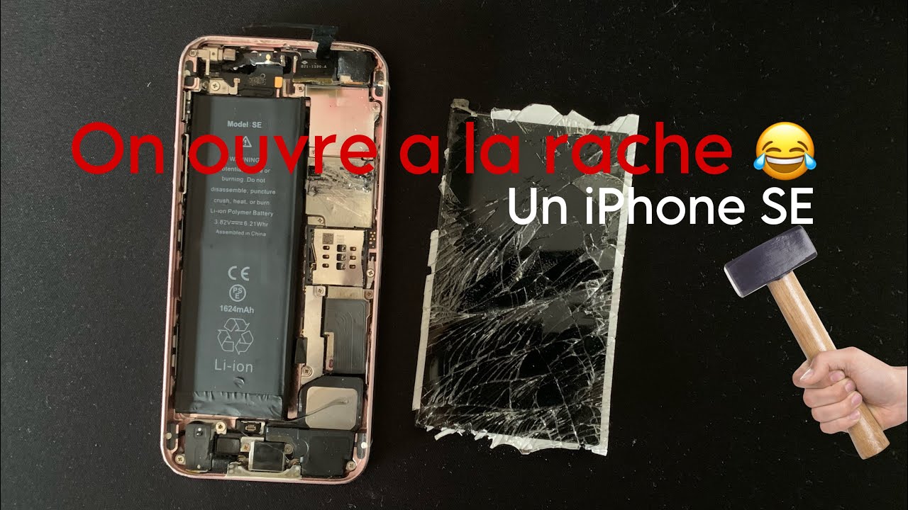 On ouvre à la rache un iPhone 😅 - YouTube